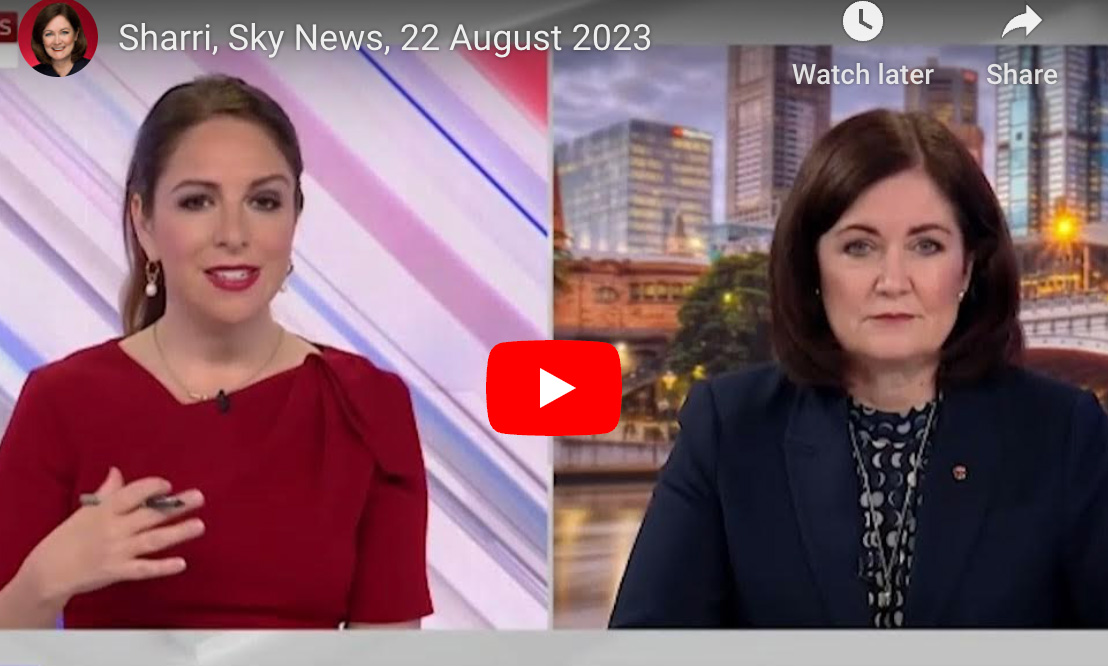 Sharri, Sky News, 22 August 2023